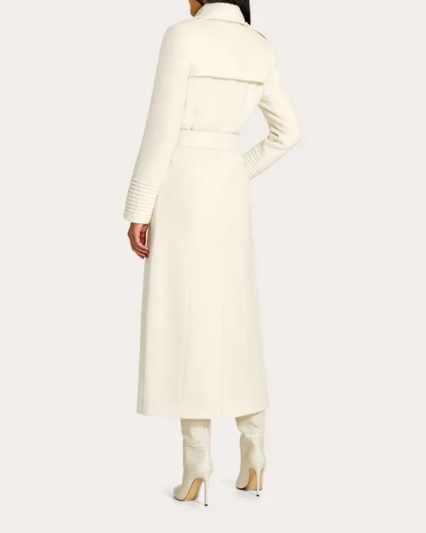 Sentaler Baby Alpaca Maxi Trench Coat