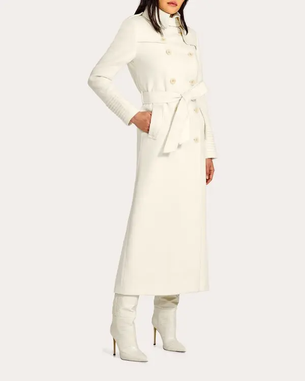 Sentaler Baby Alpaca Maxi Trench Coat
