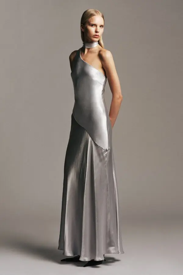 Bardot Mina Necktie Maxi Dress