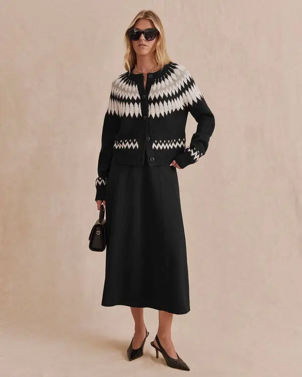 Splendid Winslow Midi Skirt - Black