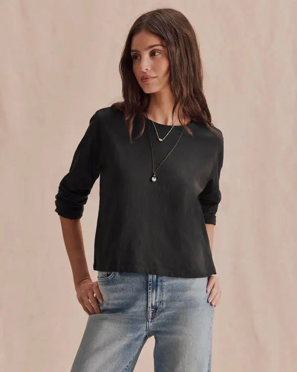 Splendid Louisa Long Sleeve Tee - Java