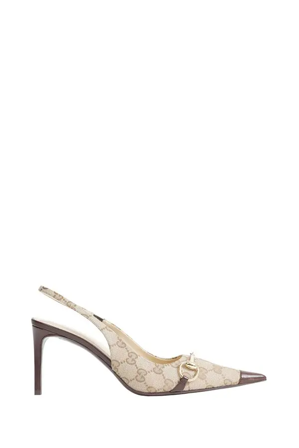 Gucci Donna Slingback Pump - Brown