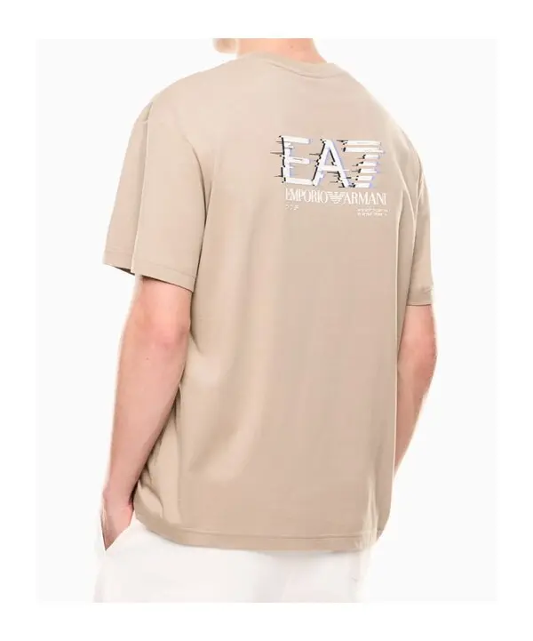 EA7 Logo Printed Crewneck T-shirt