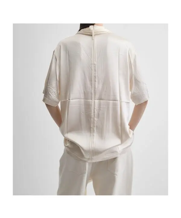 Phoebe Philo Detachable Scarf T-shirt