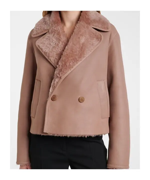 JOSEPH Double-breasted Short Coat