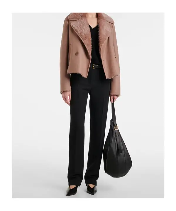 JOSEPH Double-breasted Short Coat