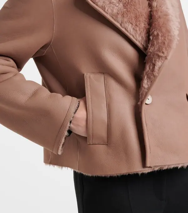JOSEPH Double-breasted Short Coat
