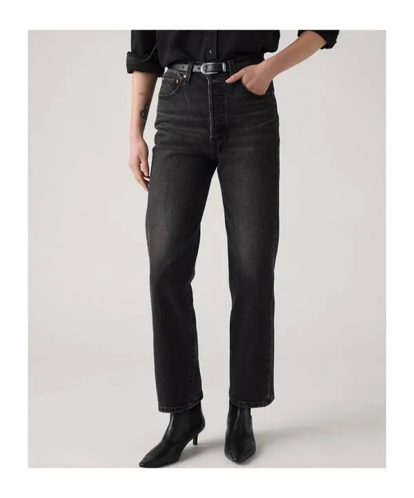 LEVI'S Ribcage Straight Ankle Jeans