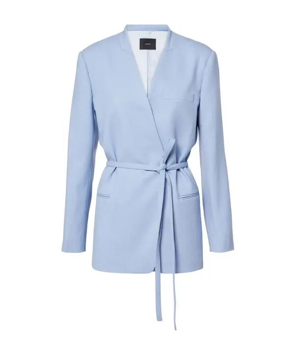 JOSEPH Victor Long-sleeved Blazer - Blue