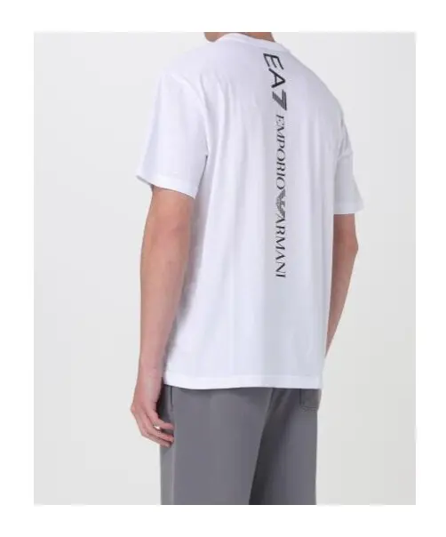 EA7 Logo Printed Crewneck T-shirt