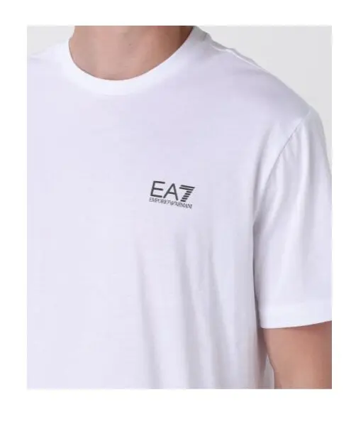 EA7 Logo Printed Crewneck T-shirt