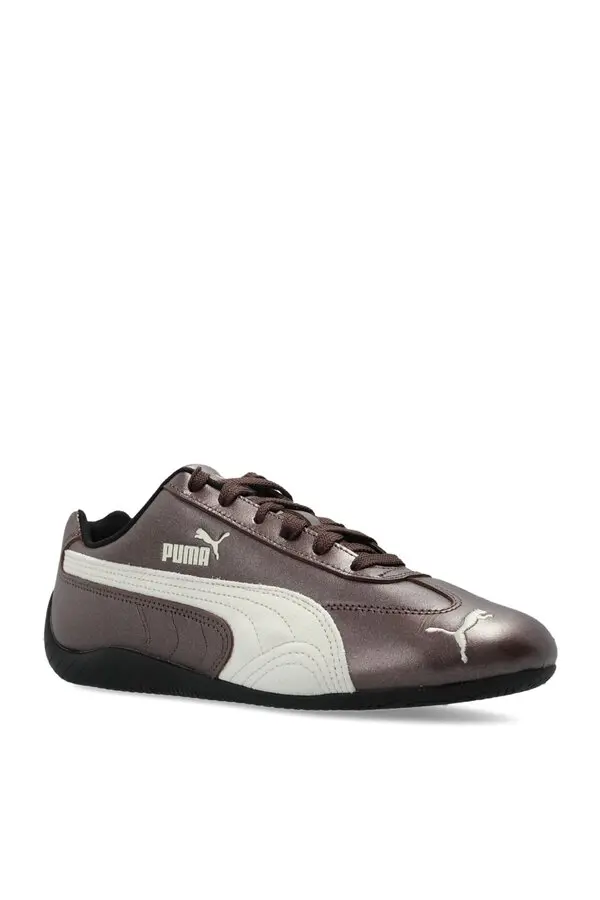 PUMA Lace-up Sneakers With Brand Logo Detailing - Brown