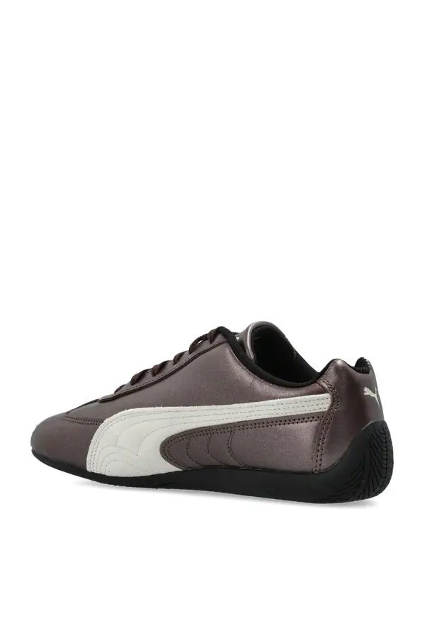 PUMA Lace-up Sneakers With Brand Logo Detailing - Brown