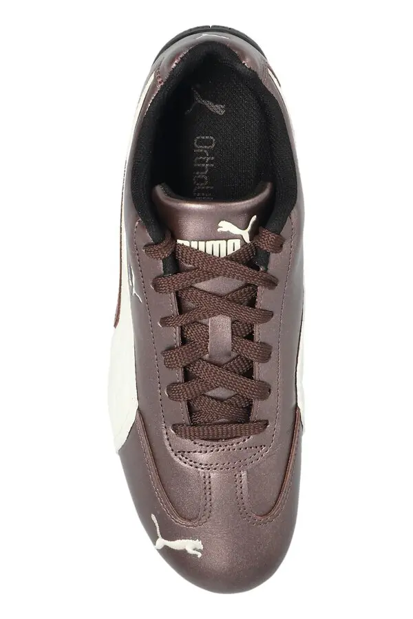 PUMA Lace-up Sneakers With Brand Logo Detailing - Brown