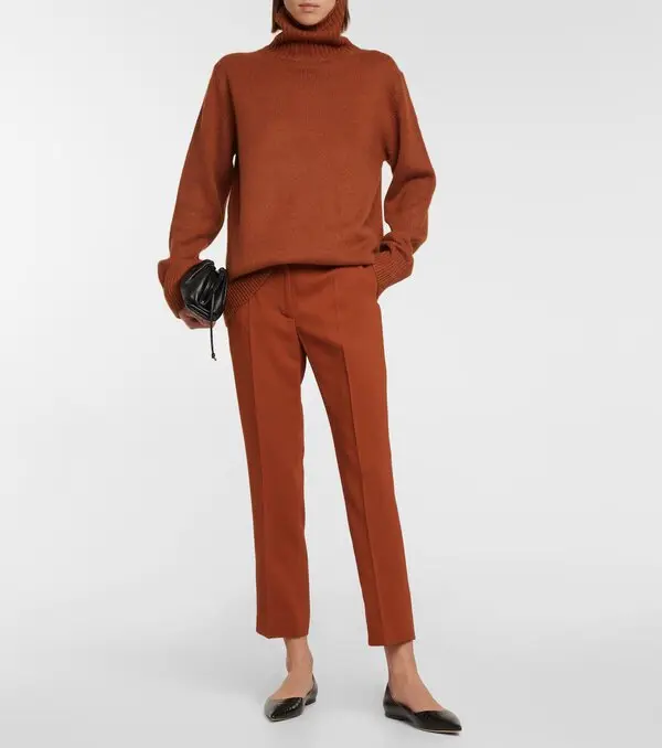 JOSEPH Diagonal Pleated Casual Pants