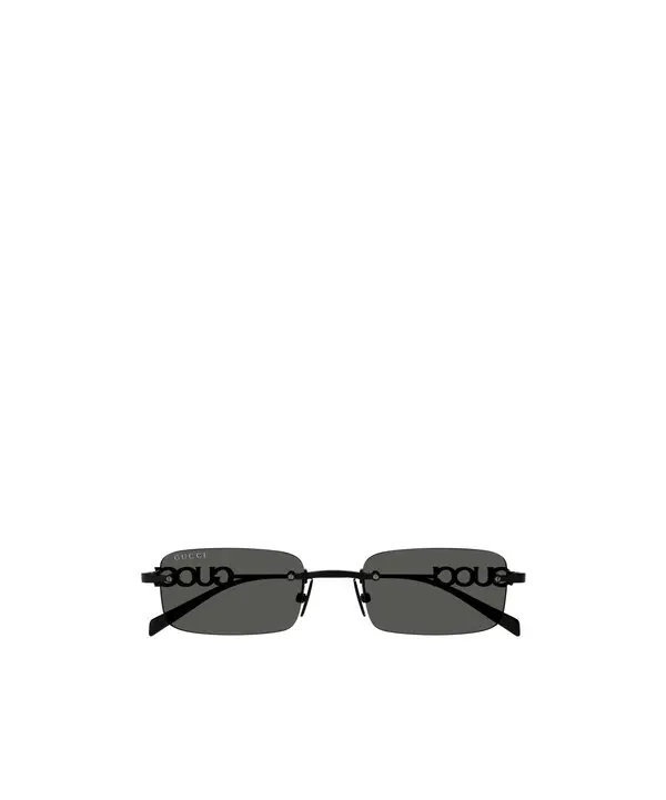 Gucci Rectangular Frame Sunglasses - Black