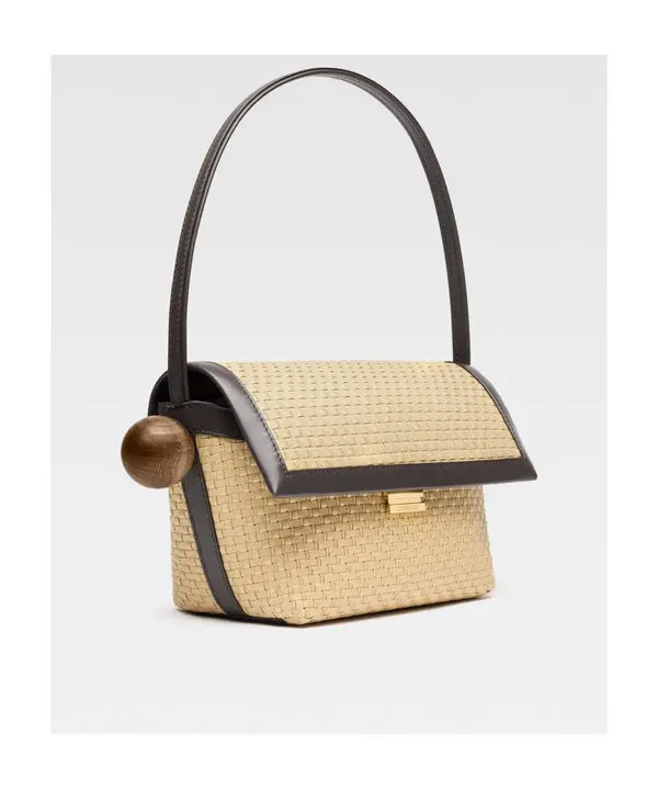 Jacquemus The Rond Carré Flap Shoulder Bag
