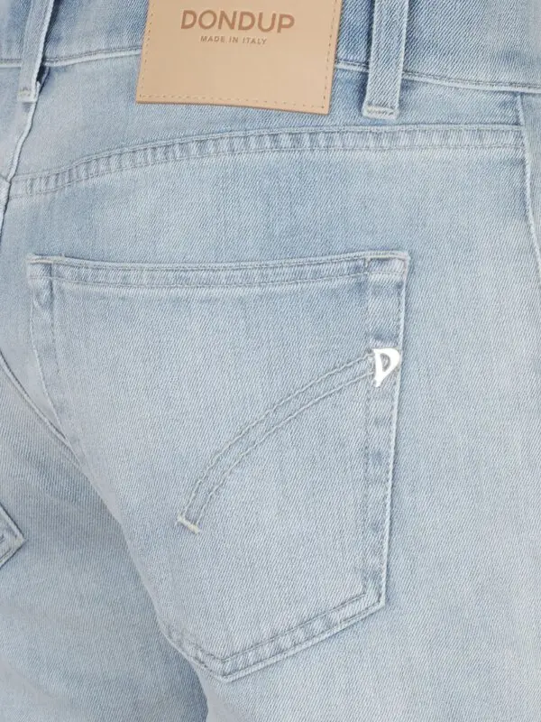 DONDUP Dalia Faded-wash Raw-cut Jeans