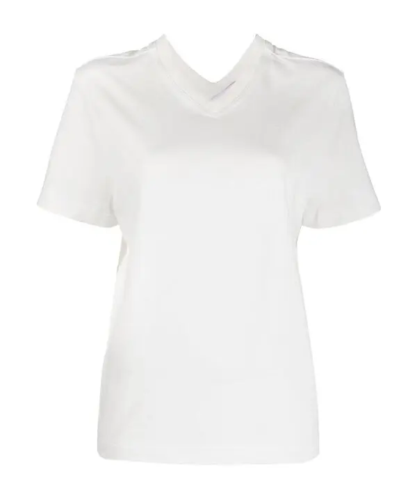 Bottega Veneta V-neck Cotton T-shirt - No