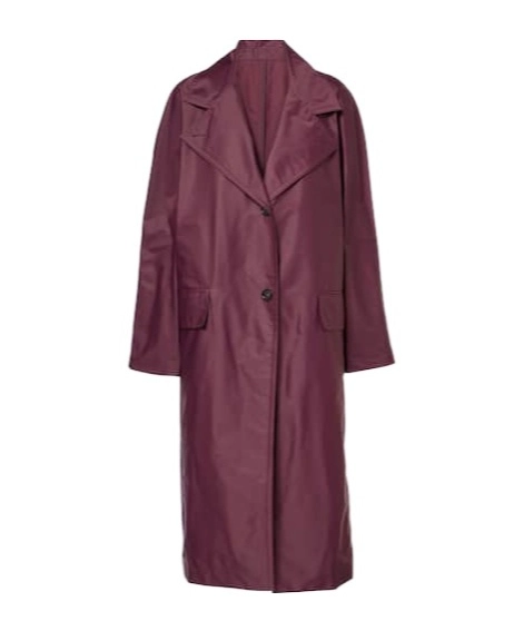 FERRAGAMO Belted Trench Coat - Red