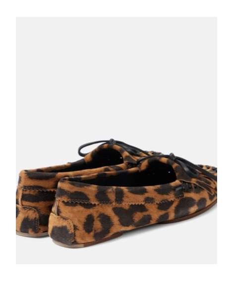 Paris Texas Indie Leopard-print Suede Loafers