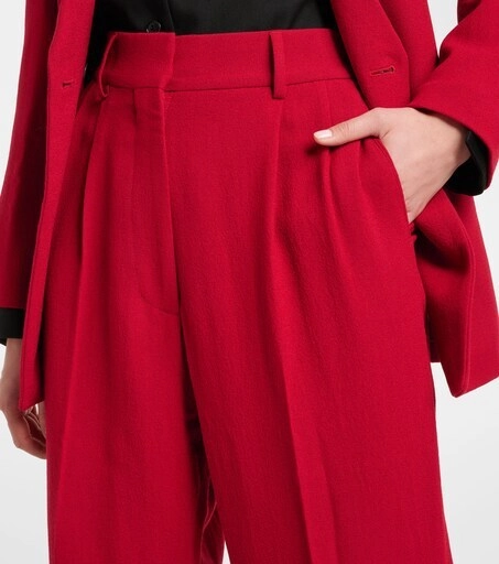 BLAZÉ MILANO Cool Easy Wool Wide-leg Pants