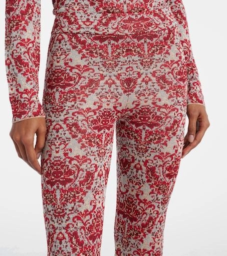 Rabanne Paisley Straight Pants