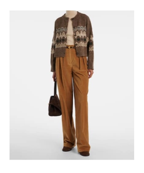 Altuzarra Cammie Fair Isle Wool-blend Cardigan