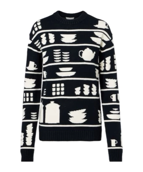 J.W.ANDERSON Crew Neck Knit Sweater - Black