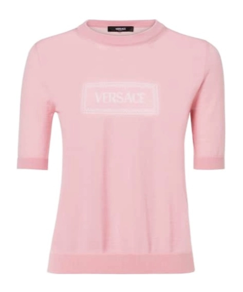 Versace Logo Sweater - Pink