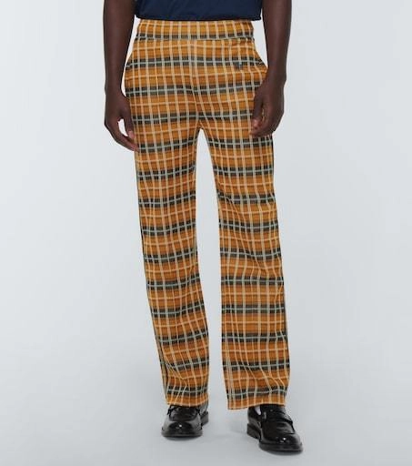 WALES BONNER Plaid Pattern Casual Pants