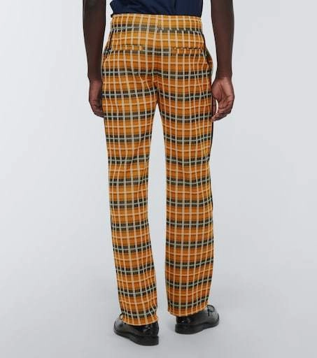 WALES BONNER Plaid Pattern Casual Pants