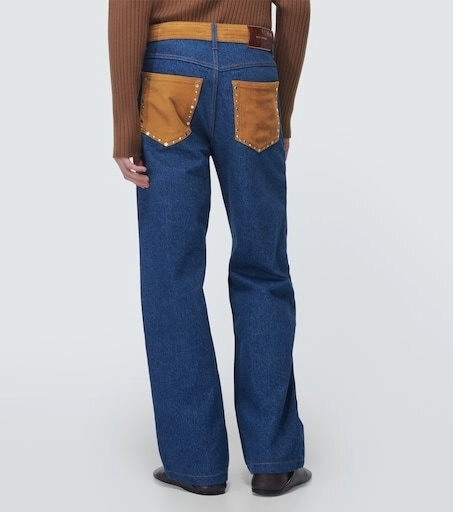 WALES BONNER Cymbal Wide-leg Jeans