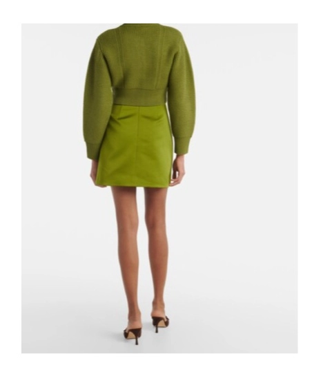 EMILIA WICKSTEAD Albert Cropped Wool Cardigan