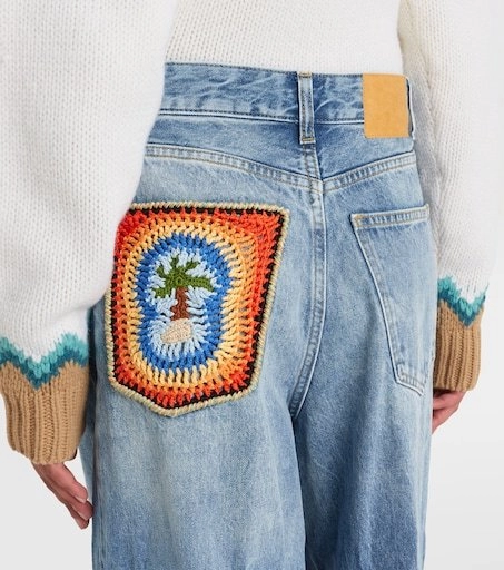 Alanui Wide-leg Jeans