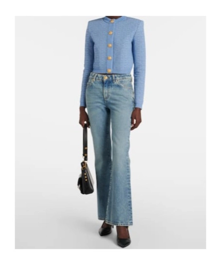 Balmain Low-rise Bootcut Jeans