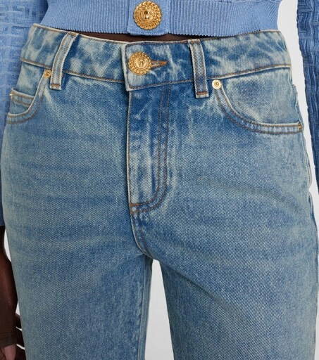 Balmain Low-rise Bootcut Jeans