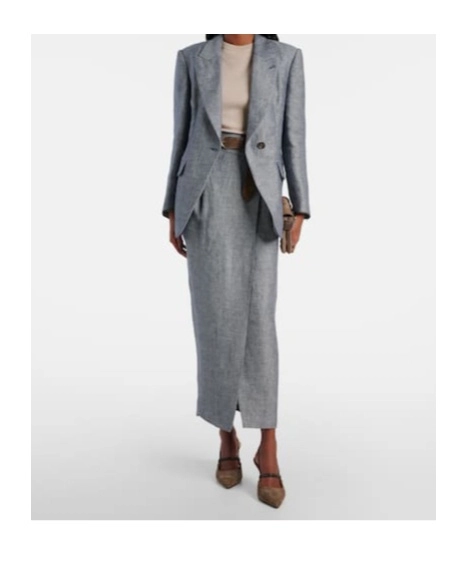 Brunello Cucinelli Hemp And Linen Blazer
