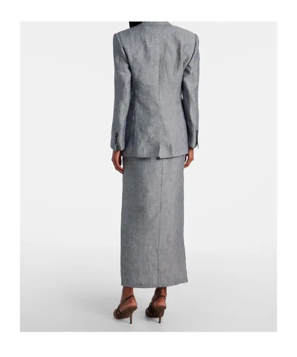 Brunello Cucinelli Hemp And Linen Blazer