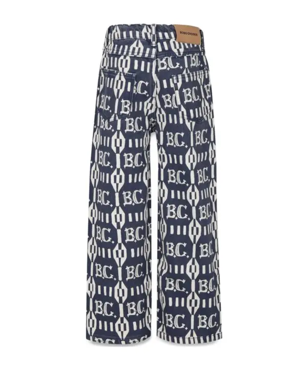 BOBO CHOSES Vintage Logo Patterned Pants