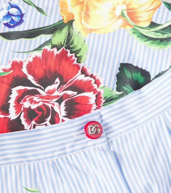 Dolce & Gabbana Floral Cotton Shorts