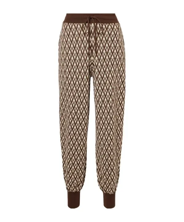 Valentino Garavani Toute La V Virgin Wool Sweatpants
