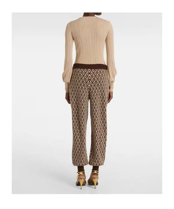 Valentino Garavani Toute La V Virgin Wool Sweatpants