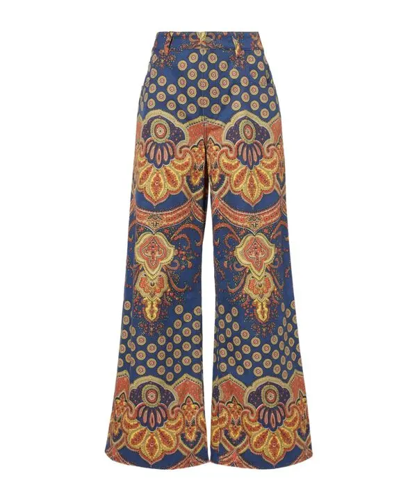 Valentino Garavani Wide-leg Jeans - Brown