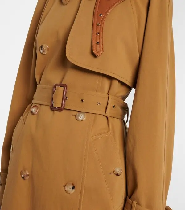Chloé Cotton Gabardine Trench Coat