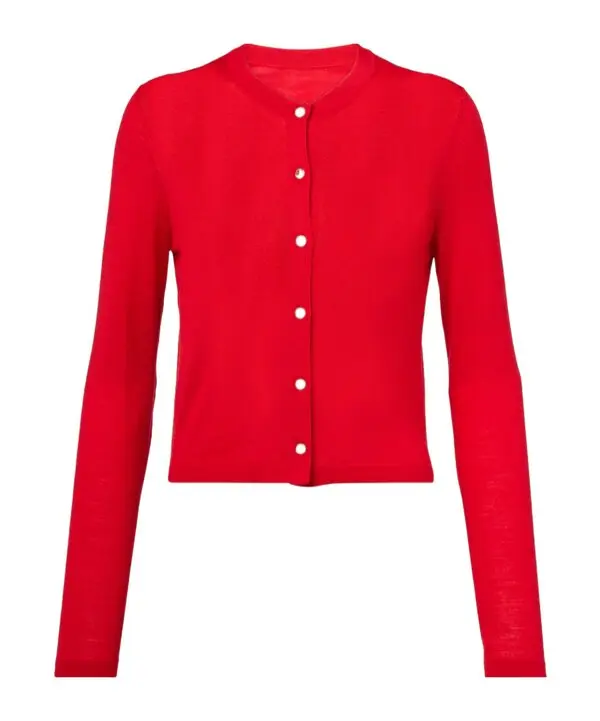Khaite Brieta Wool-blend Cardigan