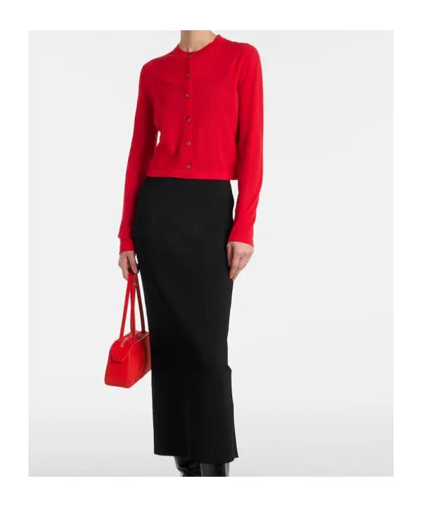 Khaite Brieta Wool-blend Cardigan
