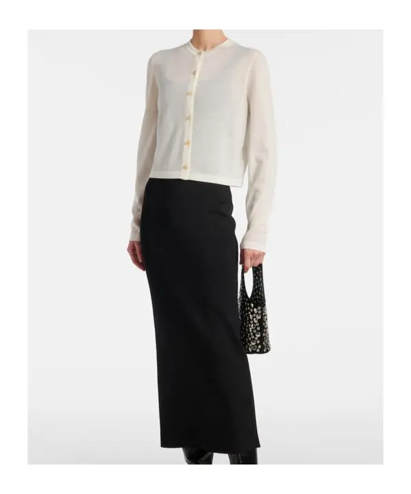 Khaite Brieta Wool-blend Cardigan