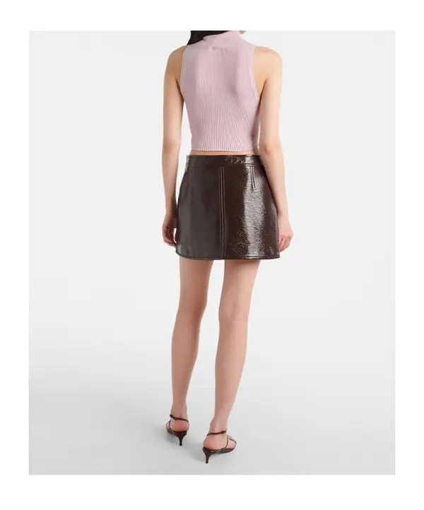 COURREGES Ribbed Knit Vest
