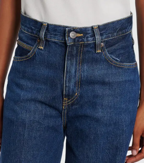 FRAME High-waisted Wide-leg Jeans